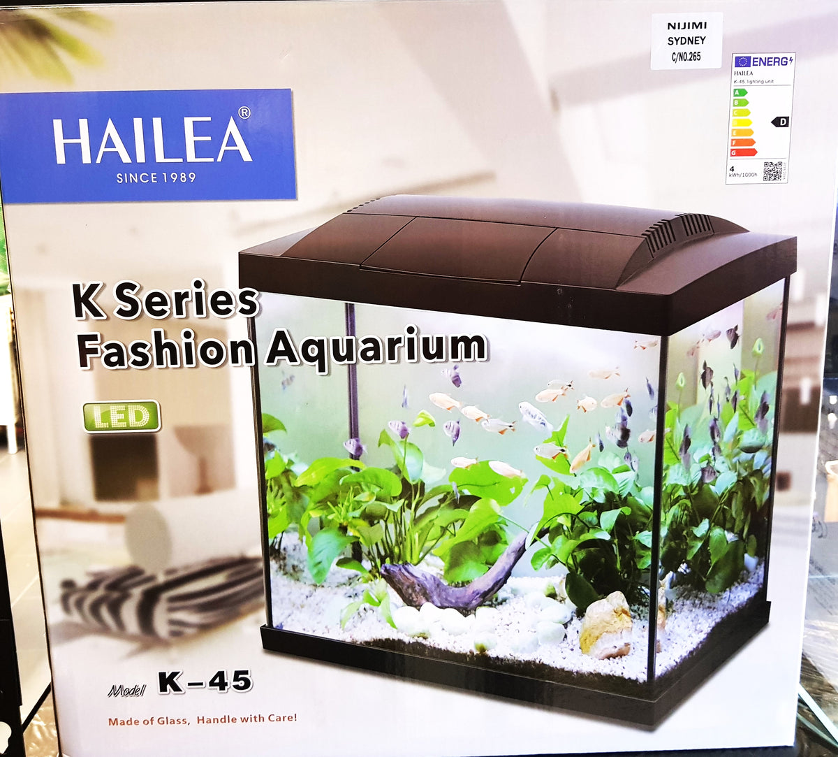 Complete Aquarium - 45L (445mm x 290mm x 447mm) – Sydney Aquascapes