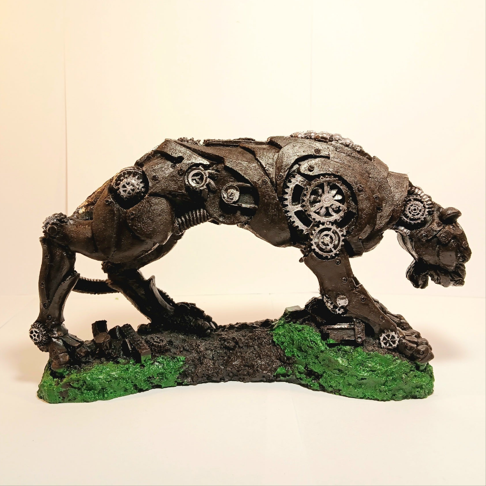 Mechanical Leopard Decoration – Sydney Aquascapes